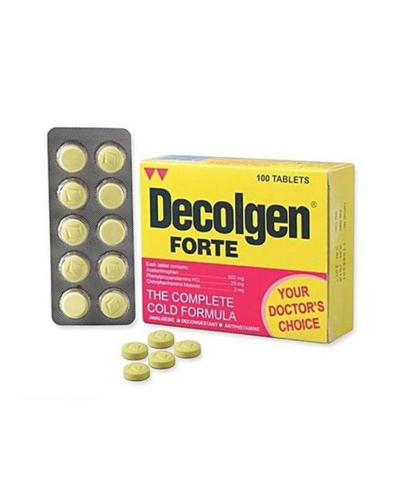 DECOLGEN FORTE(Yellow) | Lazada