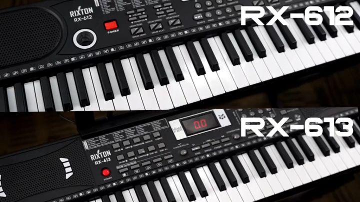 RIXTON 61 Keys Electronic Keyboard Piano Digital Piano with Music Stand ...