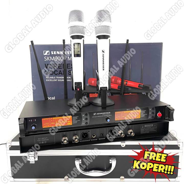 Mic Wireless Sennheiser SKM 9000 MK II Putih Free Koper 2bh Microphone ...