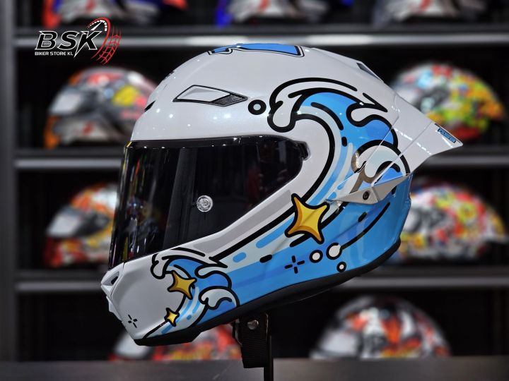 Original GSB RC5 Haruka Wave Fiberglass Full Face Helmet | Lazada