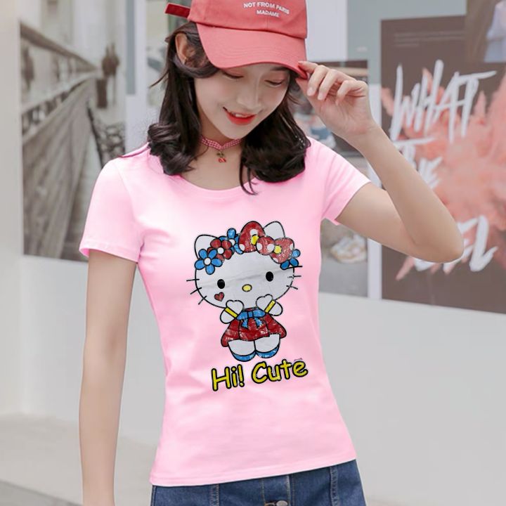 Ladies Small Fit Kitty Cartoon Character Blouse | Lazada PH