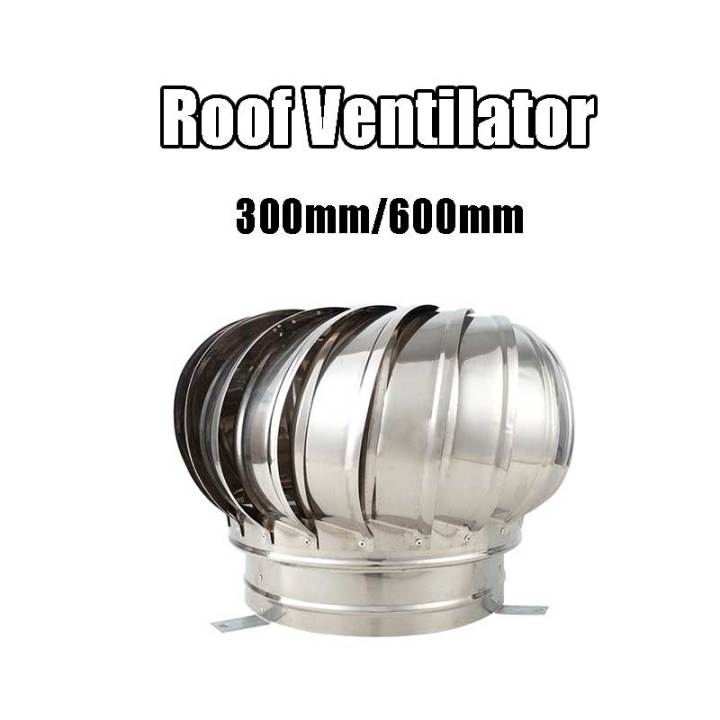 Stainless Steel 304 Roof Ventilator Wind Turbines Air Vent Ventilator ...