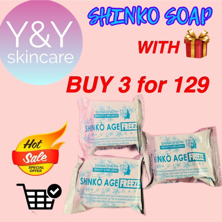 SHINKO SOAP 3 for 129 | Lazada PH