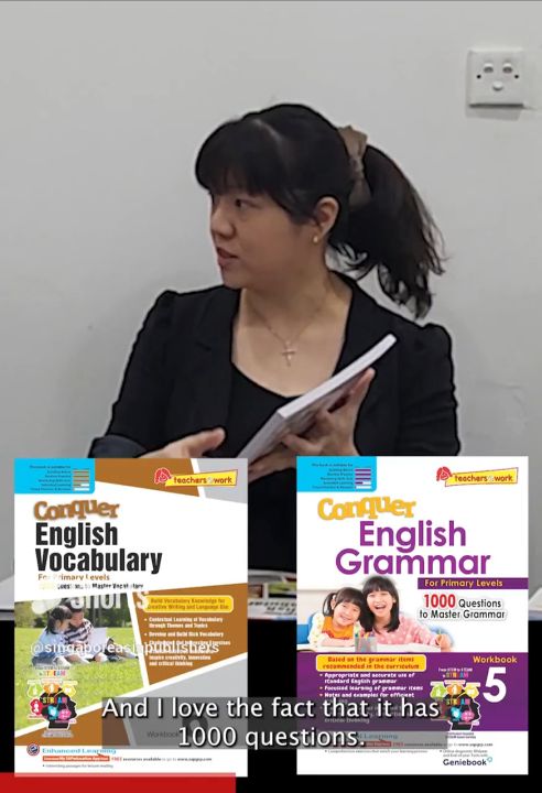 Conquer English Vocabulary Workbook 1-6 | Skill-Based | Primary School ...
