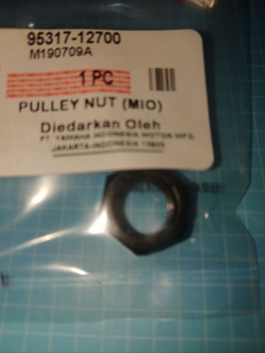 MOTORCYCLE Yamaha genuine pulley nut for Yamaha MIO sporty Indonesia ...
