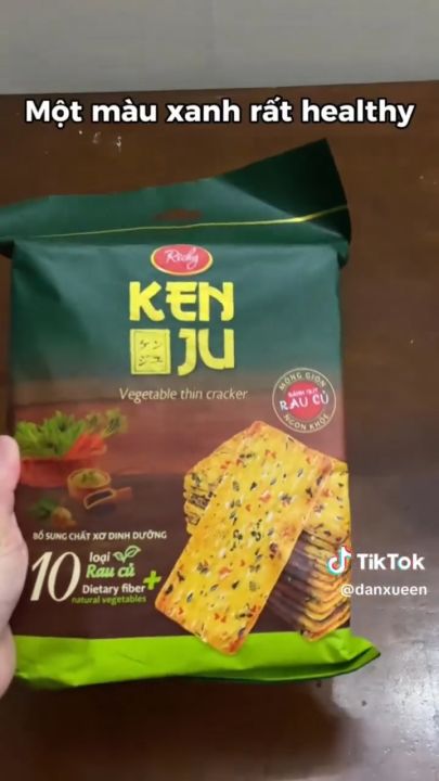 [VỊ MỚI] Combo 3 Bịch Bánh Kenju rau củ mix vị túi 192g, Bánh ăn sáng healthy - Bánh kẹo Richy ...