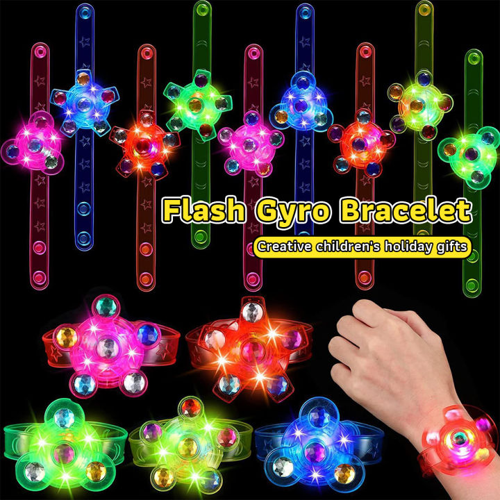 E.B. Light Flash Bracelet Toys Rotating Gyro Watch Kids Gift | Lazada PH