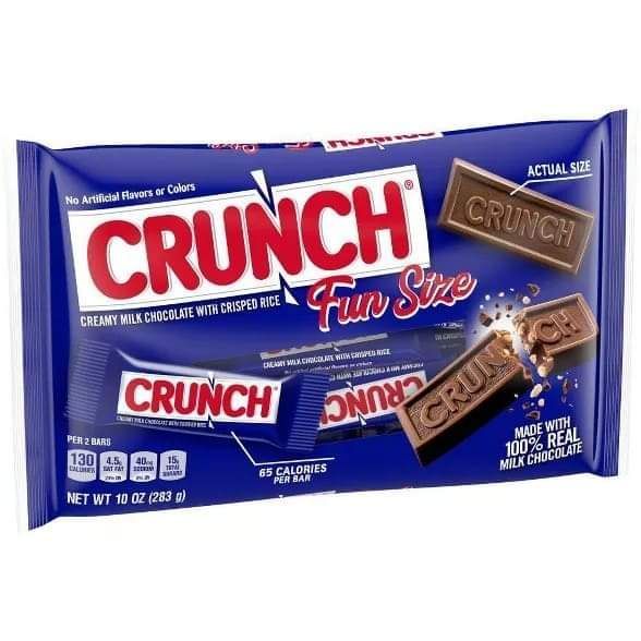 Crunch Chocolate Fun Size, 283 grams | Lazada PH