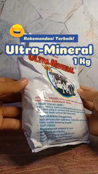 ULTRA MINERAL SAPI 1 KG EKA FARMA 1 DUS isi 20 KG - Ultramineral Sapi ...