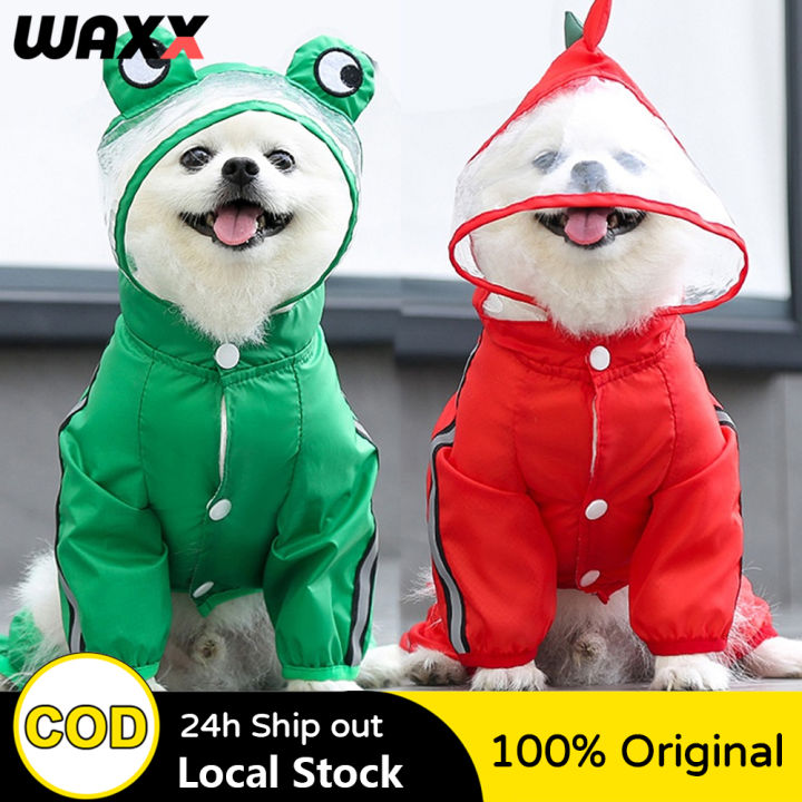 Dog Waterproof Raincoat Pet Disguise Outdoor Raincoat Funny Raincoat ...