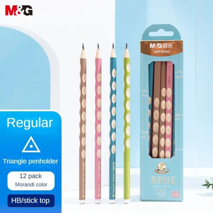 M&G Hole Pencils, Students' Special Large Triangle Pole Posture Pencils ...
