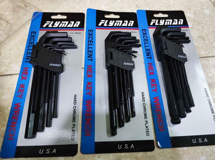 9pcs allen set orignal flyman heavy duty | Lazada PH