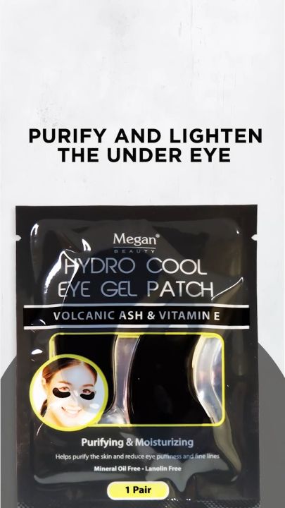 Megan Hydro Cool Eye Gel Patch with Volcanic Extracts 1pair | Lazada PH