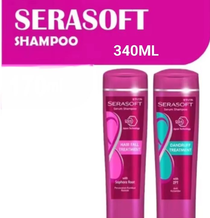 SERASOFT SHAMPOO HAIR FALL / DANDRUFF TREATMENT 340ML | Lazada Indonesia