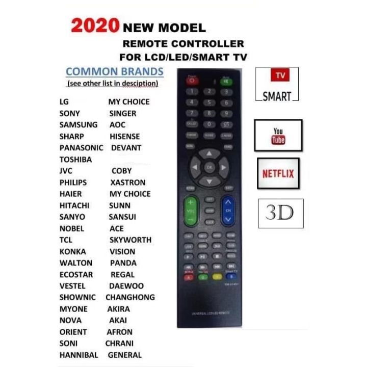 Universal Smart TV Remote for Nova and many more | Lazada PH