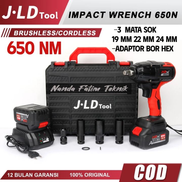 Mesin pembuka baut ORIGINAL Impact JUMBO JLD 650 nm 88 volt mesin buka ...