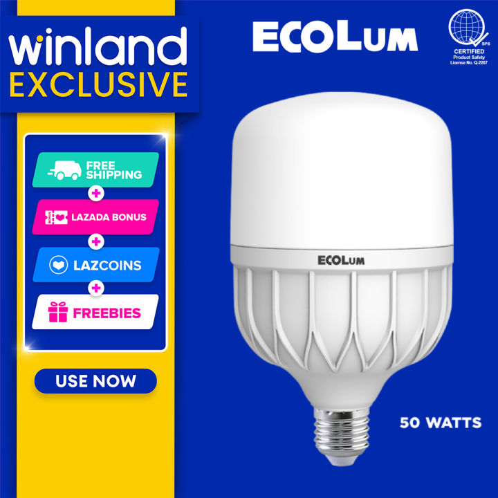 Firefly by Winland ECOLUM Super Bright Power Saving 50w 6500K Daylight ...