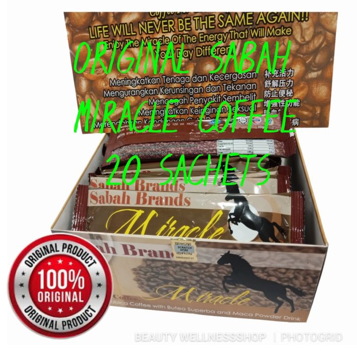 100% ORIGINAL MIRACLE COFFEE SABAH BRAND BEST SELLER 100% EFFECTIVE ...