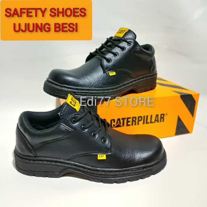 Sepatu Pendek Pria Ujung Besi sepatu Kerja Lapangan KerjaLapang Proyek ...