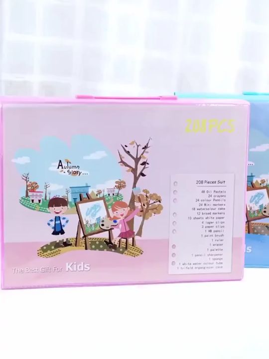Coloring set for kids girl BIG SUPER MEGA ART SET (168/208 PCS OF ...