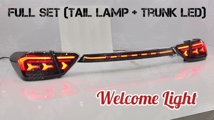 Proton Saga (2016-2024) Lamborghini V3 Tail Lamp Tail Light LED DRL ...