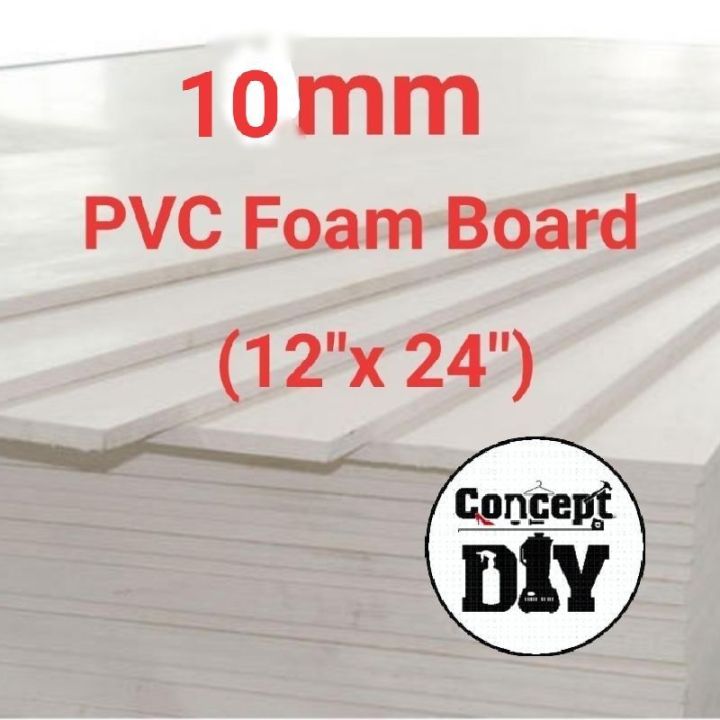 10mm PVC Foam Board (12"x 24") 聚氯乙烯发泡板 | Lazada