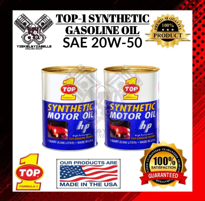 TOP 1 FORMULA SYNTHETIC MOTOR OIL HP HIGH PERFORMANCE FOR GASOLINE ...