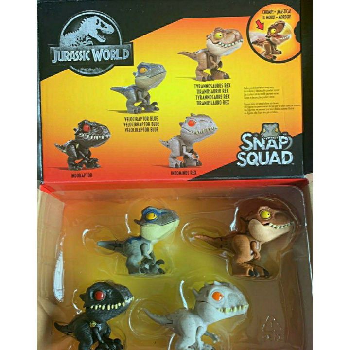 Jurassic World Snap Squad Wave 1 (Set of 4) | Lazada