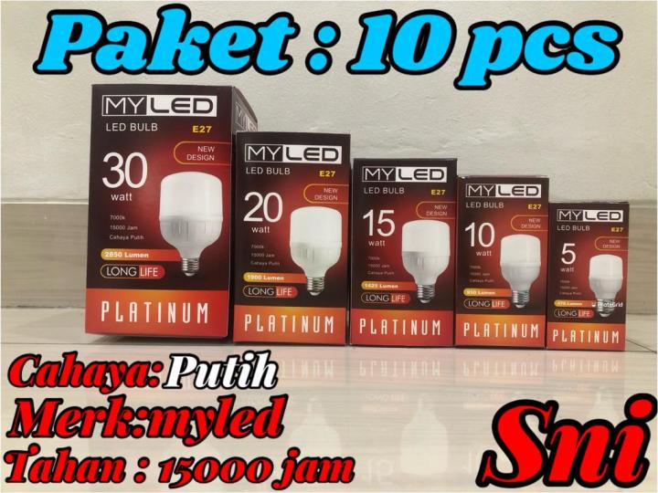 BOHLAM LED / LAMPU LED MYLED CUPSULE PAKET 10 PCS | Lazada Indonesia