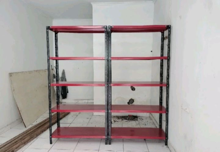 RAK GUDANG BESI SERBAGUNA 5SUSUN 100X40X200CM MURAH | Lazada Indonesia