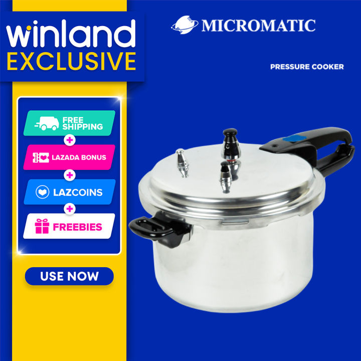 Micromatic by Winland Pressure Cooker 8 Quarts / 7.5 Liters MPC-8QC ...