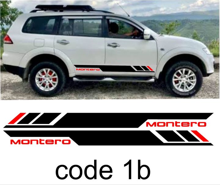 MONTERO sports cut out body decals 2 | Lazada PH