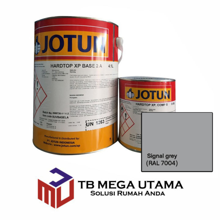 Jotun Hardtop XP - RAL 7004 Signal Grey Kemasan 5 Liter 2 Komponen ...