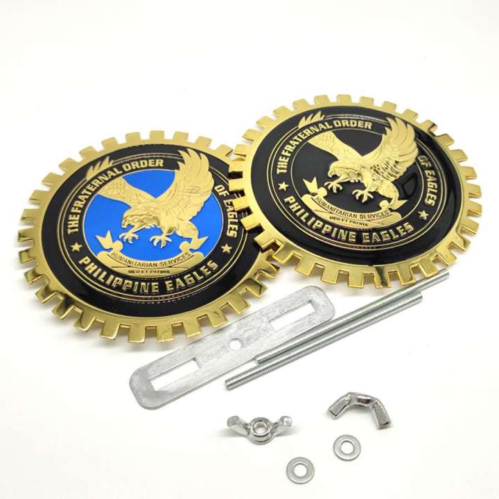 Ly eagle High quality 4-inch TFOE-PE fraternity car 3D sawtooth emblem ...