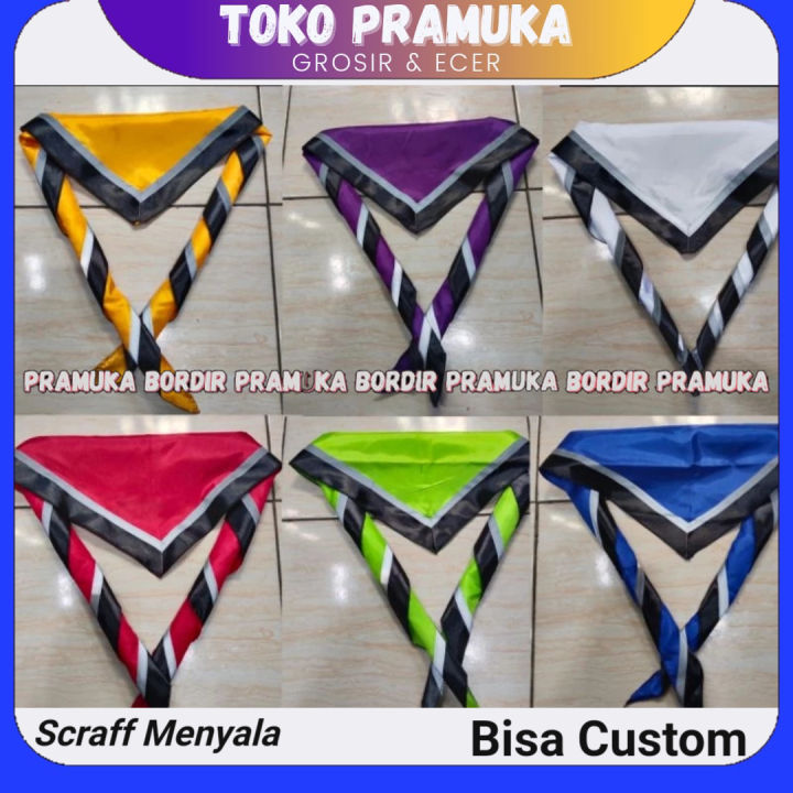 Scraff Pramuka List Menyala Custom | Lazada Indonesia