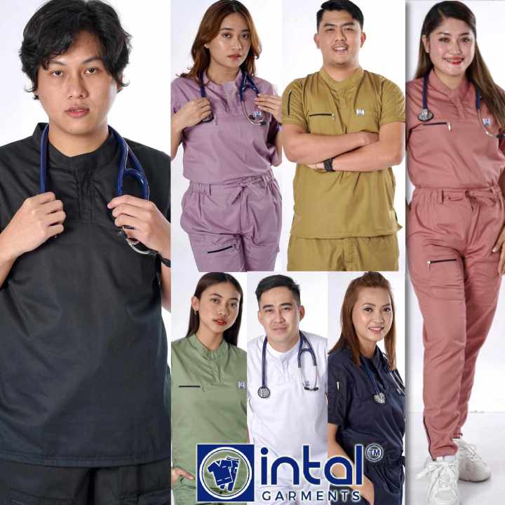 INTAL SCRUBSUIT 051 ALTA MARANGAL Zip Up Premium Korean Collar Cargo ...