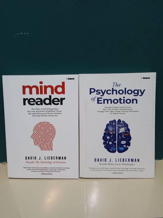 PAKET 2 BUKU SELF HELP MOTIVASI MIND READER + PSYCHOLOGY OF EMOTION ...
