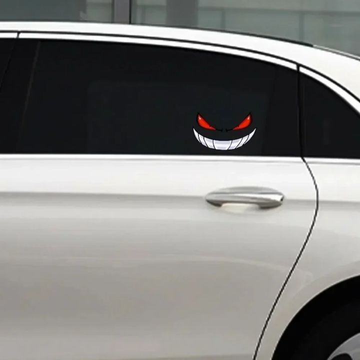 Demon Eye Car Stickers Cars Sticker Fun Reflective Waterproof ...
