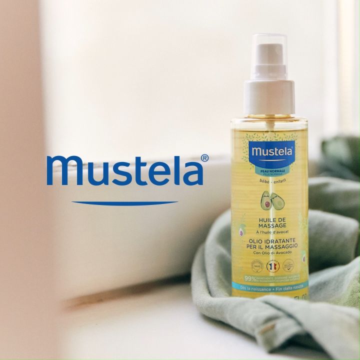 Mustela Baby Massage Oil มูสเตล่า ออยล์สำหรับนวดผิวเด็กทารก ให้ความผ่อน ...