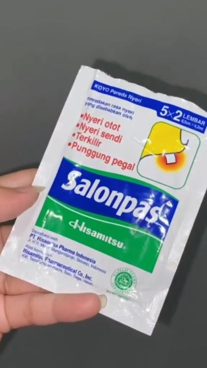 SALONPAS HOT/ORIGINAL KOYO isi 12 Lembar - Koyo Pereda Nyeri | Lazada ...