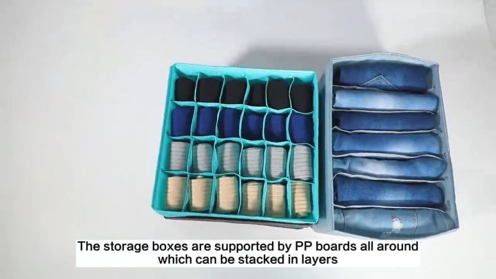 Underwear Organizer Divider Storage Box Panty Bra Storage Boxes Closet