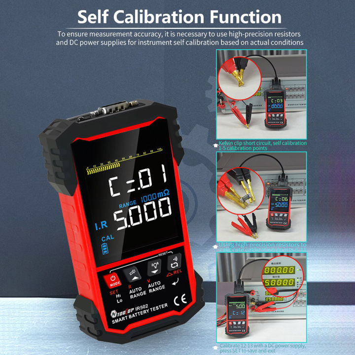 MC Display Battery Internal Resistance Tester Battery Voltage ...
