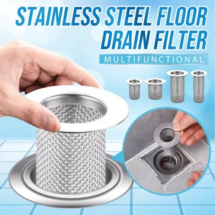 Multifunctional Stainless Steel Floor Drain Filter Bathroom Kitchen ...