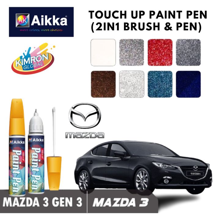 [MAZDA 3 GEN 3] Touch Up Paint Pen Original Stock Colour - 2in1 Pen and ...