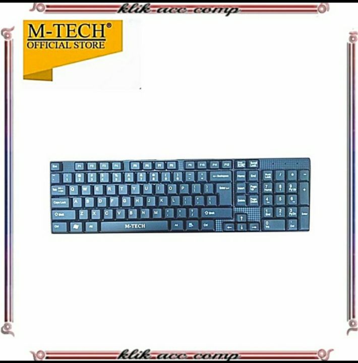 Keyboard usb m tech stk 01 / keyboard pc / keyboard usb kabel | Lazada ...