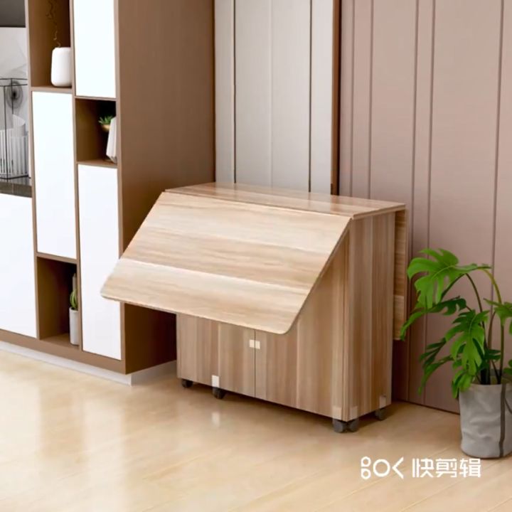 Folding table household small rectangular simple and easy to function ...