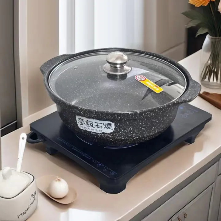 Casserole Induction Cooker Special Use Pot Open Fire Soup Medical Stone ...