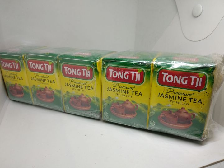 TEH TONGTJI JASMINE TEA 1SLOP KEMASAN 40GR TEH TUBRUK | Lazada Indonesia