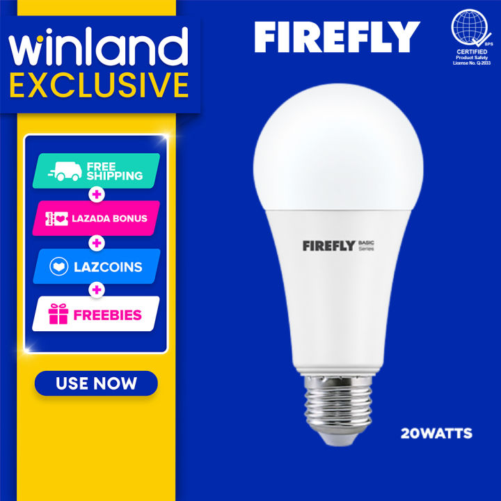Firefly by Winland E27 LED A-Bulb Singles ( 20W / 100-240V ) Daylight ...