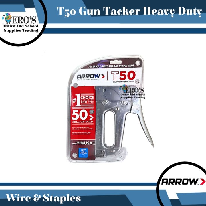 Arrow T50 Gun Tacker Heavy Duty | Lazada PH